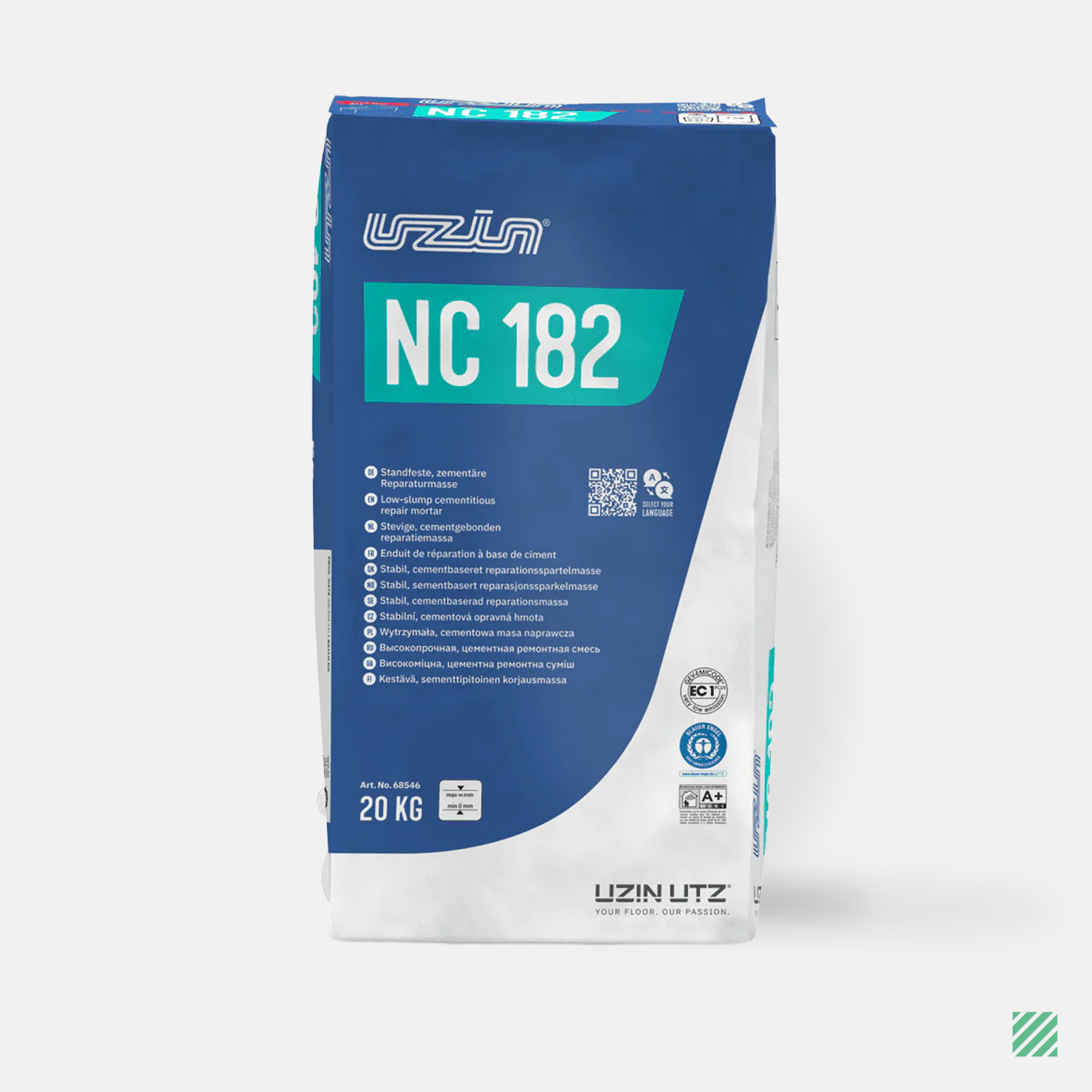 UZIN NC 182 vul- en uitvlakmortel 20 kg – Afbouwbaas