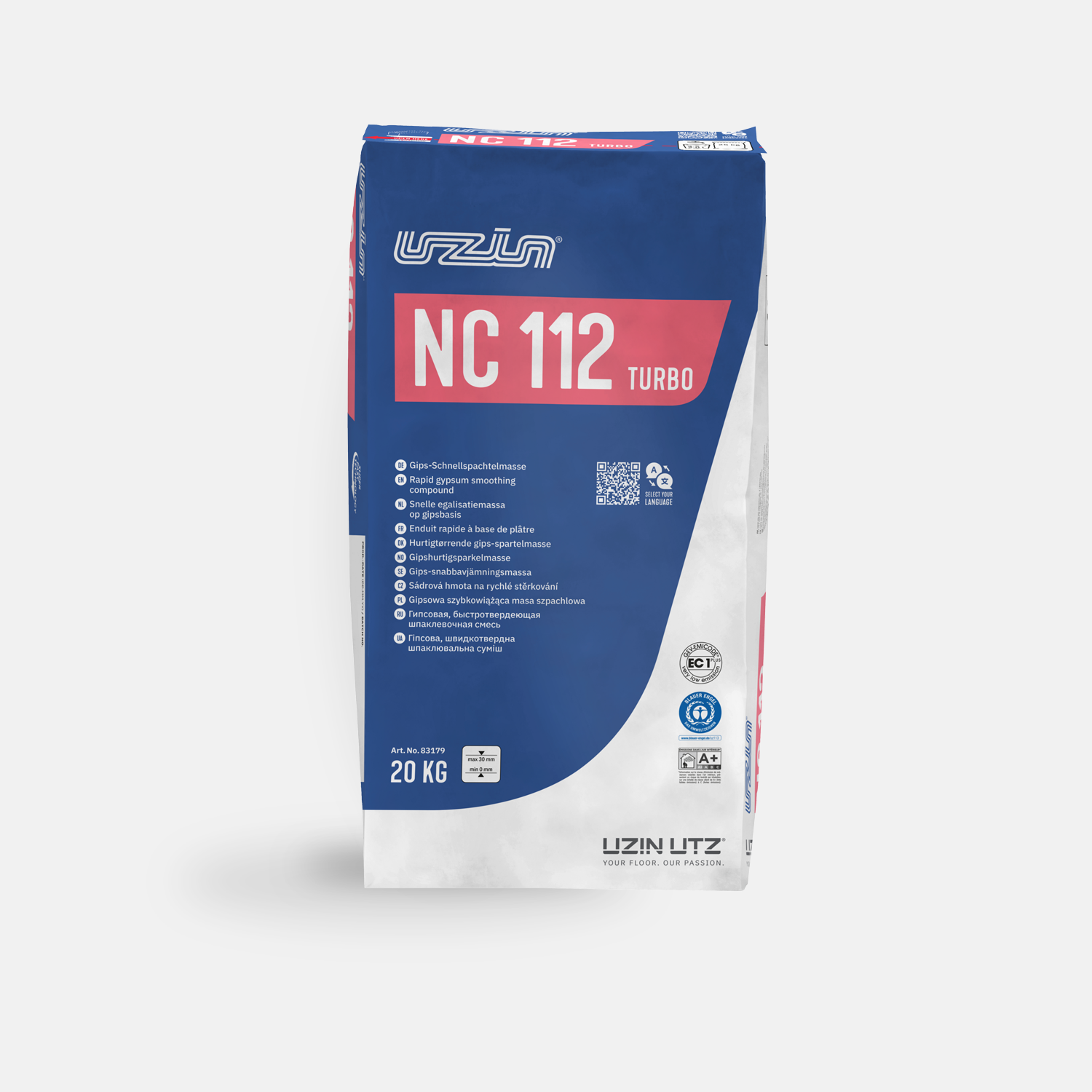 UZIN NC 112 TURBO Gipsgebonden egalisatie 20 kg – Afbouwbaas